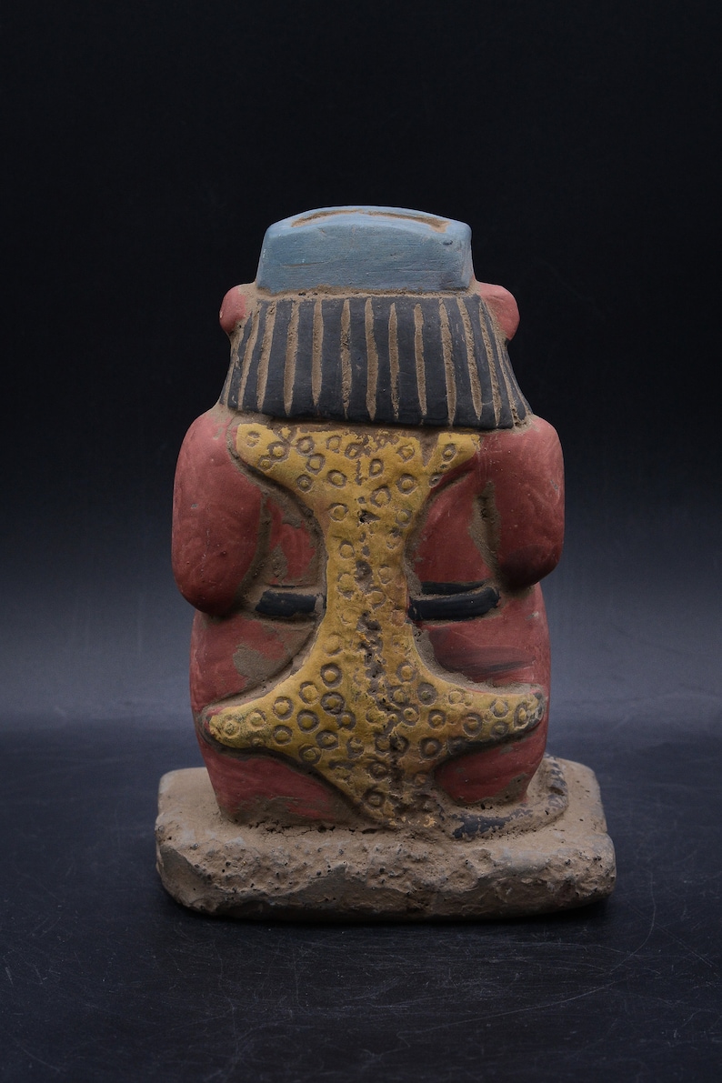 Unique Egyptian Art Statue of God Bes the Dwarf Protector of | Etsy