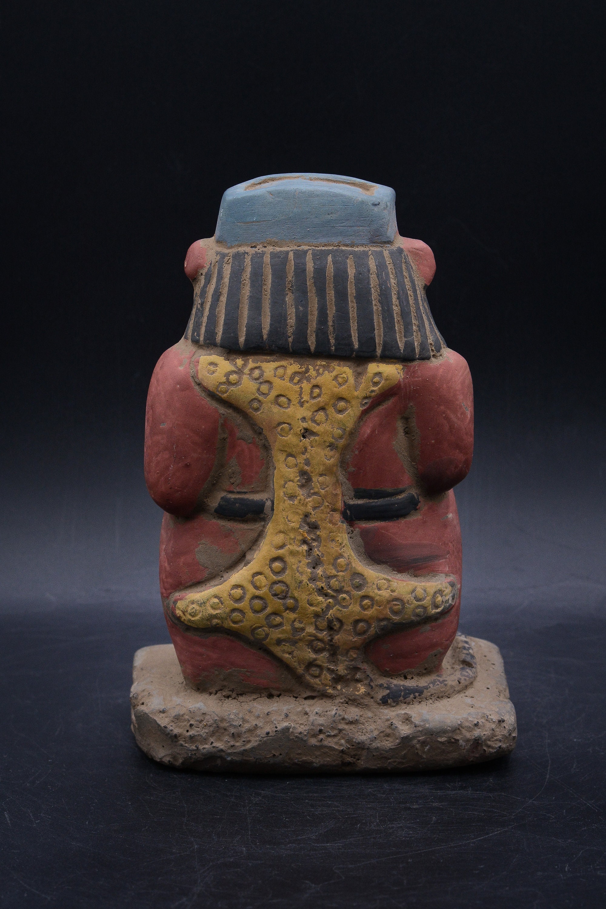 Unique Egyptian Art Statue of God Bes the Dwarf Protector of | Etsy