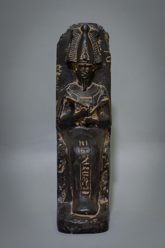 Osiris Statue Sitting Sitting Osiris Collectible Figurine, Egypt