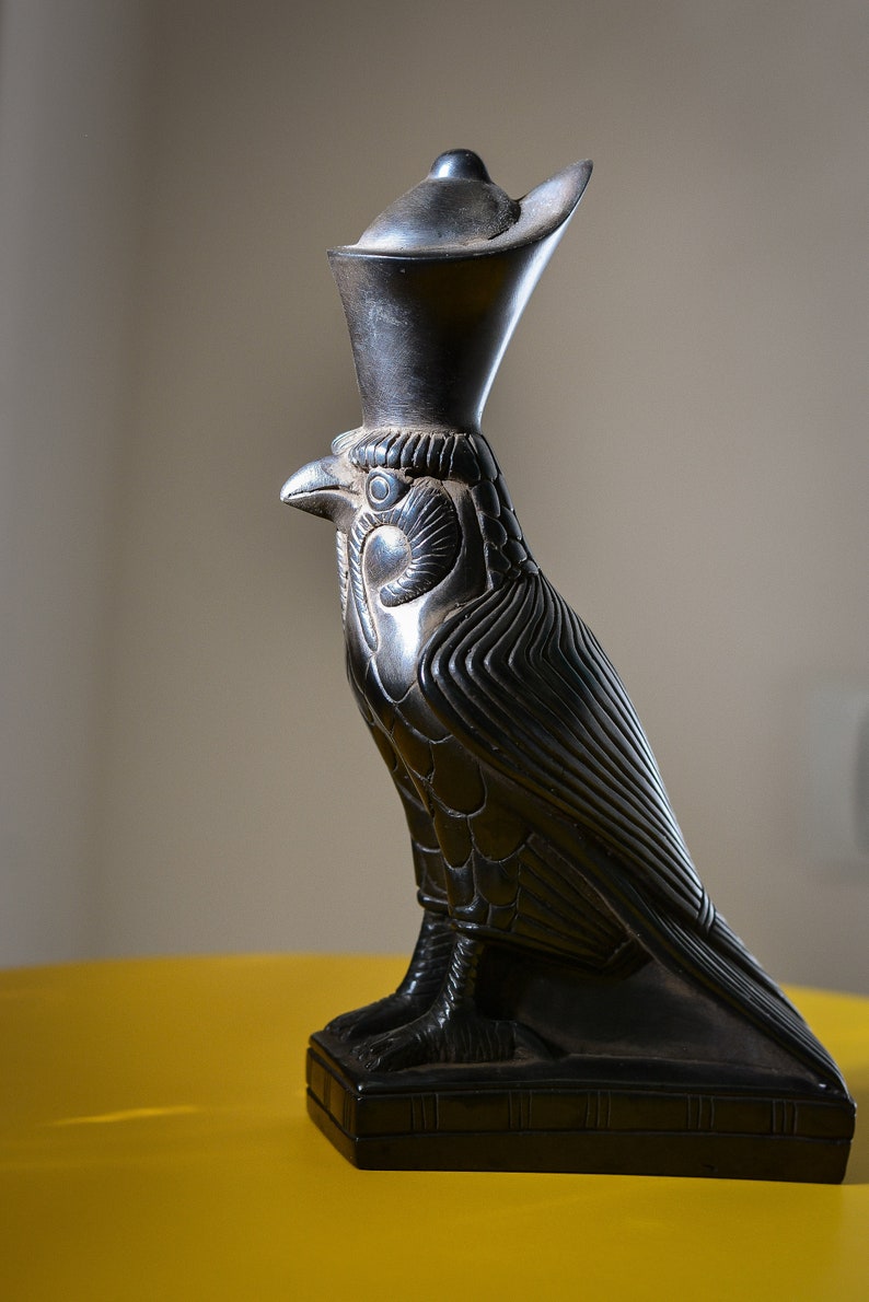 Unique Statue Horus as Falcon Bird Headed God of Sky Figurine - Etsy