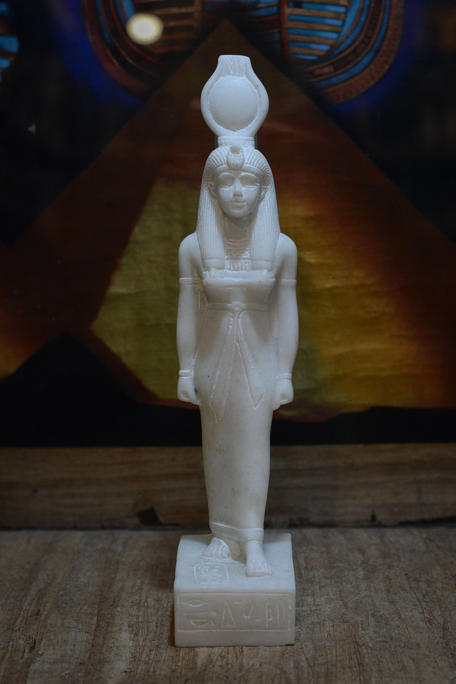 Isis Statue White Goddess of Healing and Magic Sculpture Altar - Etsy