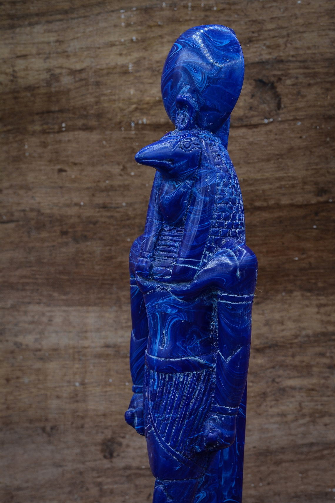 Statue Thoth God of the Moon and Wisdom Blue Statue Ancient - Etsy