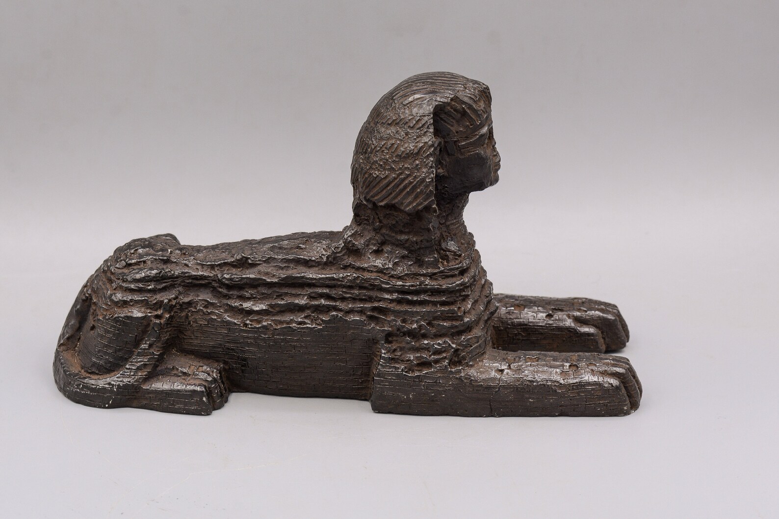 Egyptian Statue Sphinx Black Solid Stone Heavy Made in Egypt - Etsy