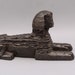 Egyptian Statue Sphinx Black Solid Stone Heavy Made in Egypt - Etsy