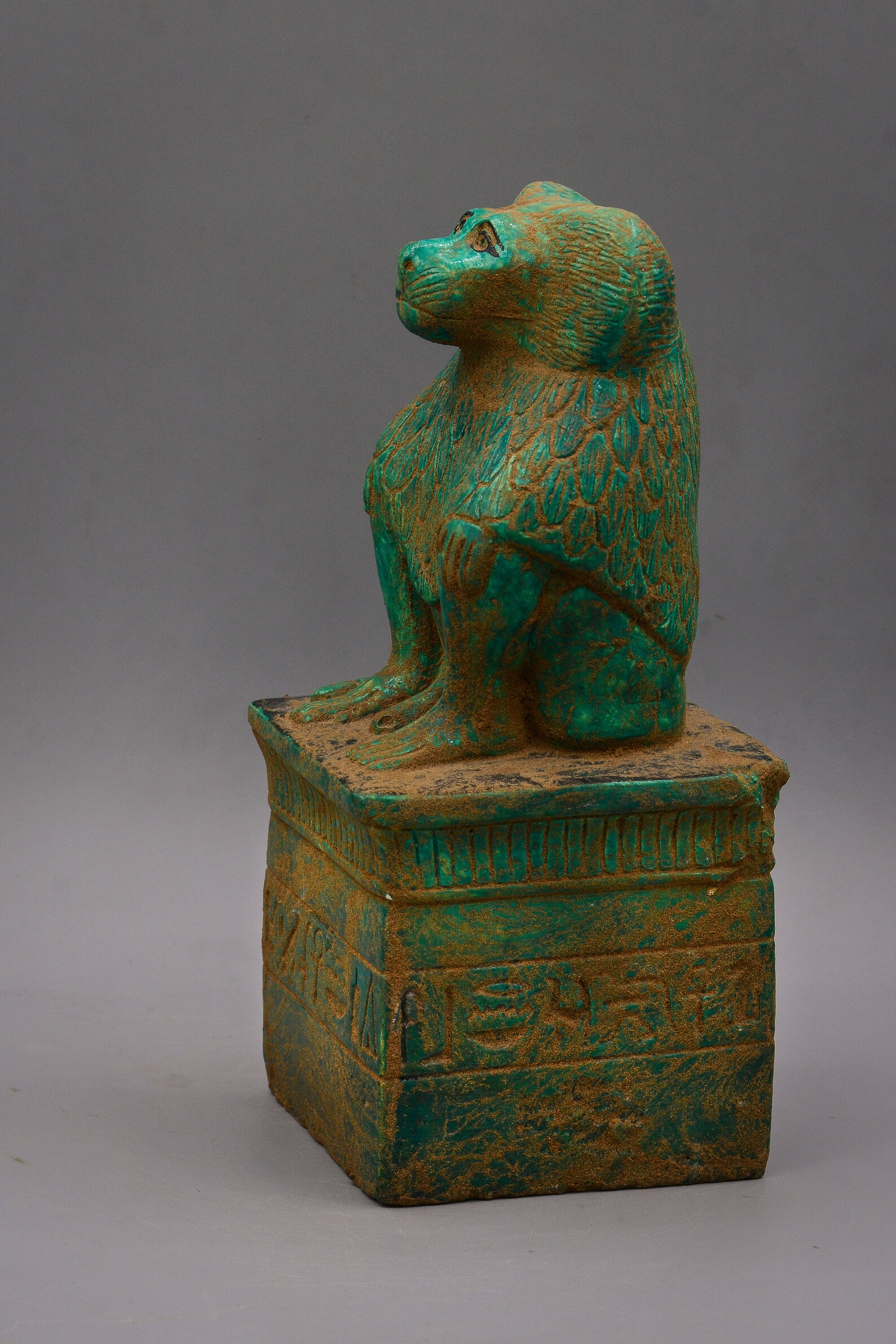 Statue of Thoth Baboon Seated Monkey (moon God Thoth) and Wisdom ...