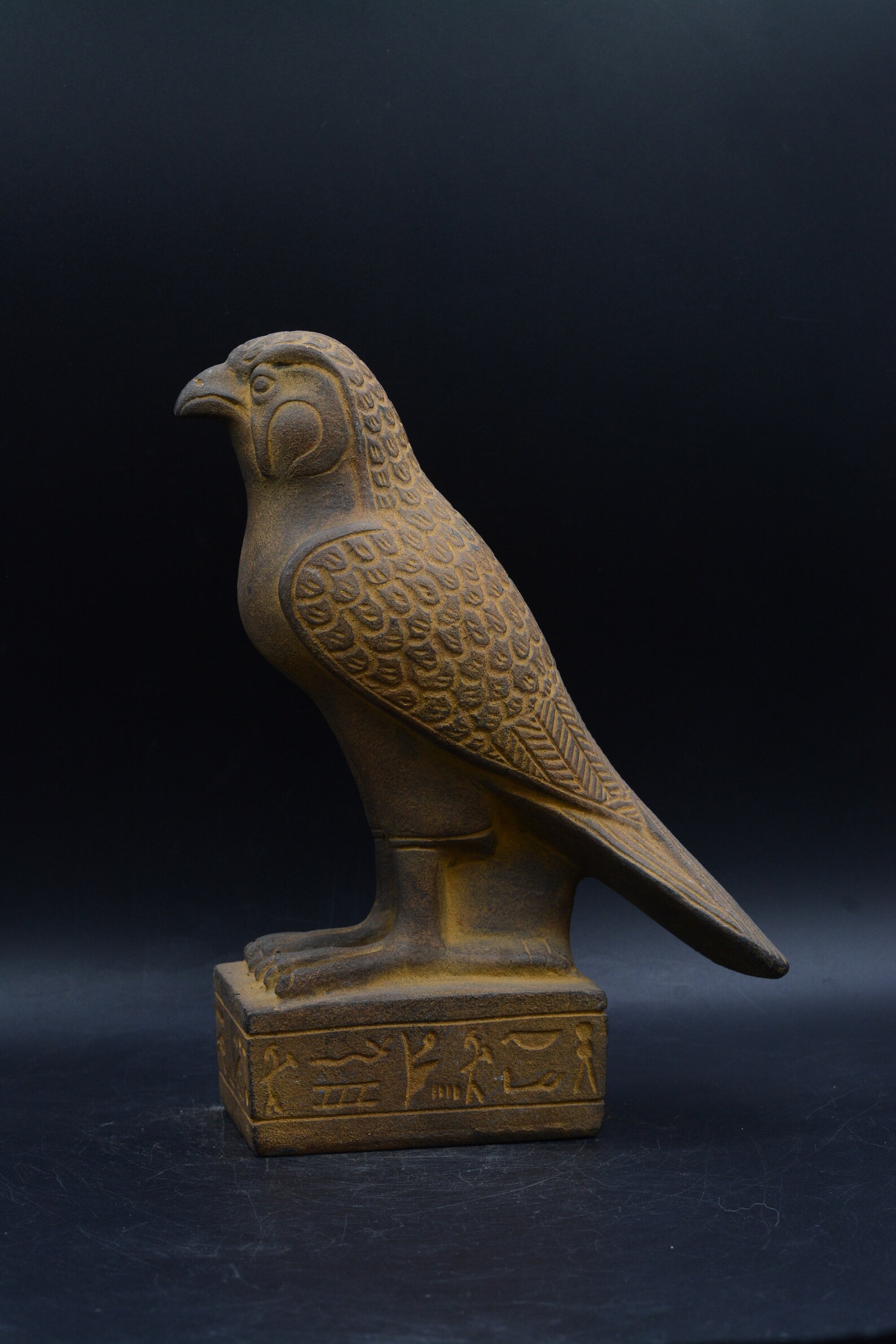 Statue Horus Falcon Bird Headed God of the Sky Unique Sculpture ...