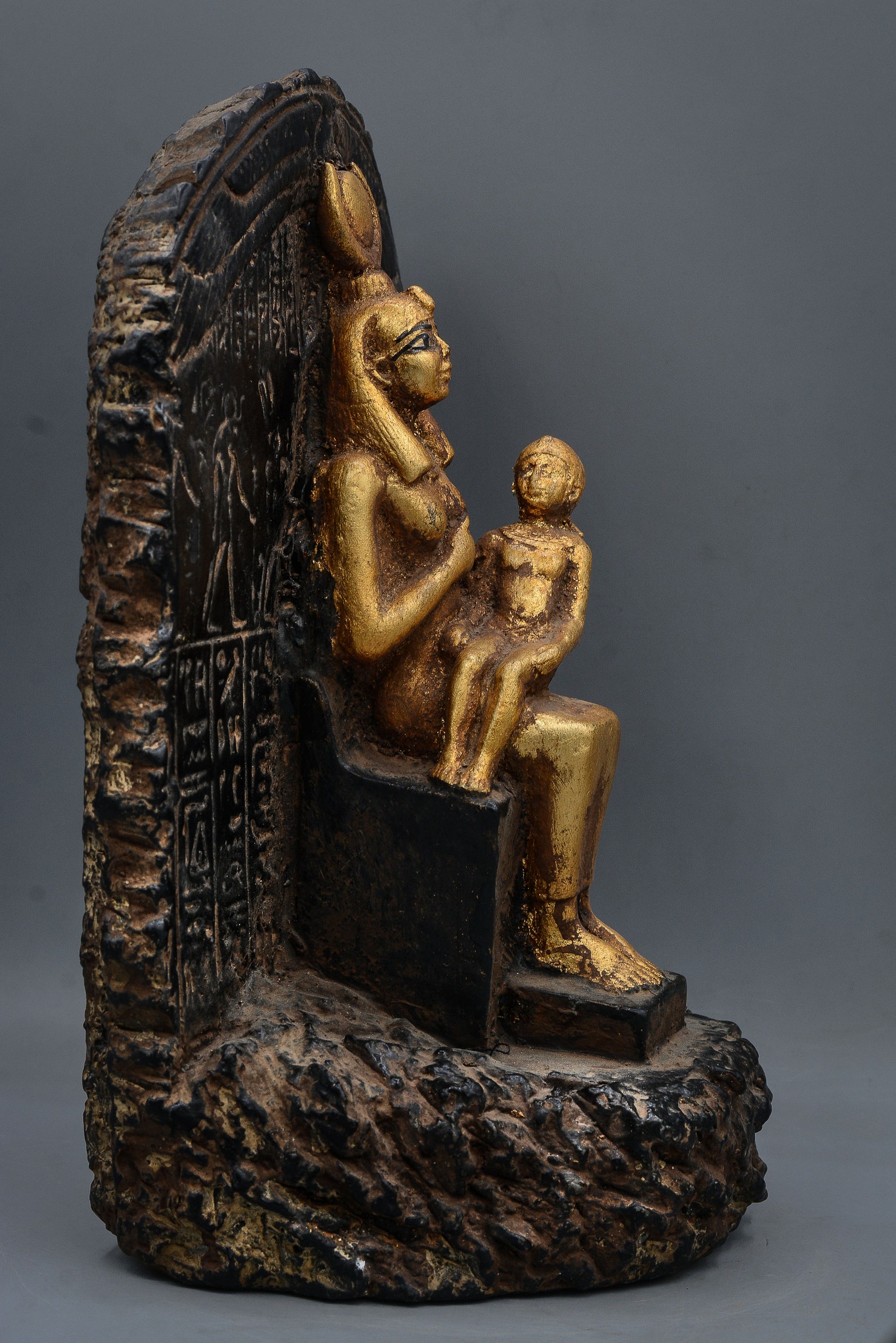 Statue of Isis Goddess of Healing and Magic Nursing the Child | Etsy