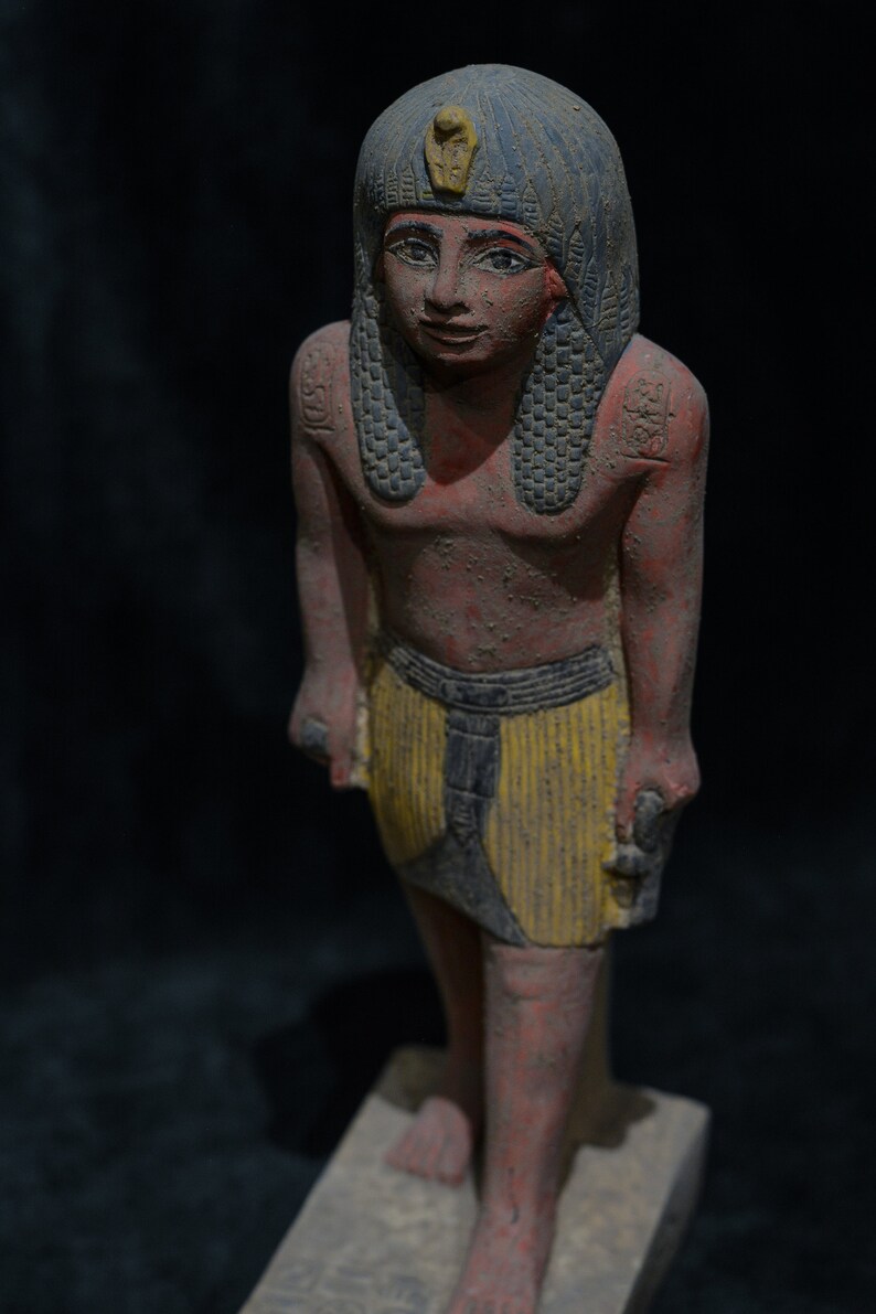 Unique Statue of Egyptian Art Sculpture Pharaoh Seti II Heavy - Etsy