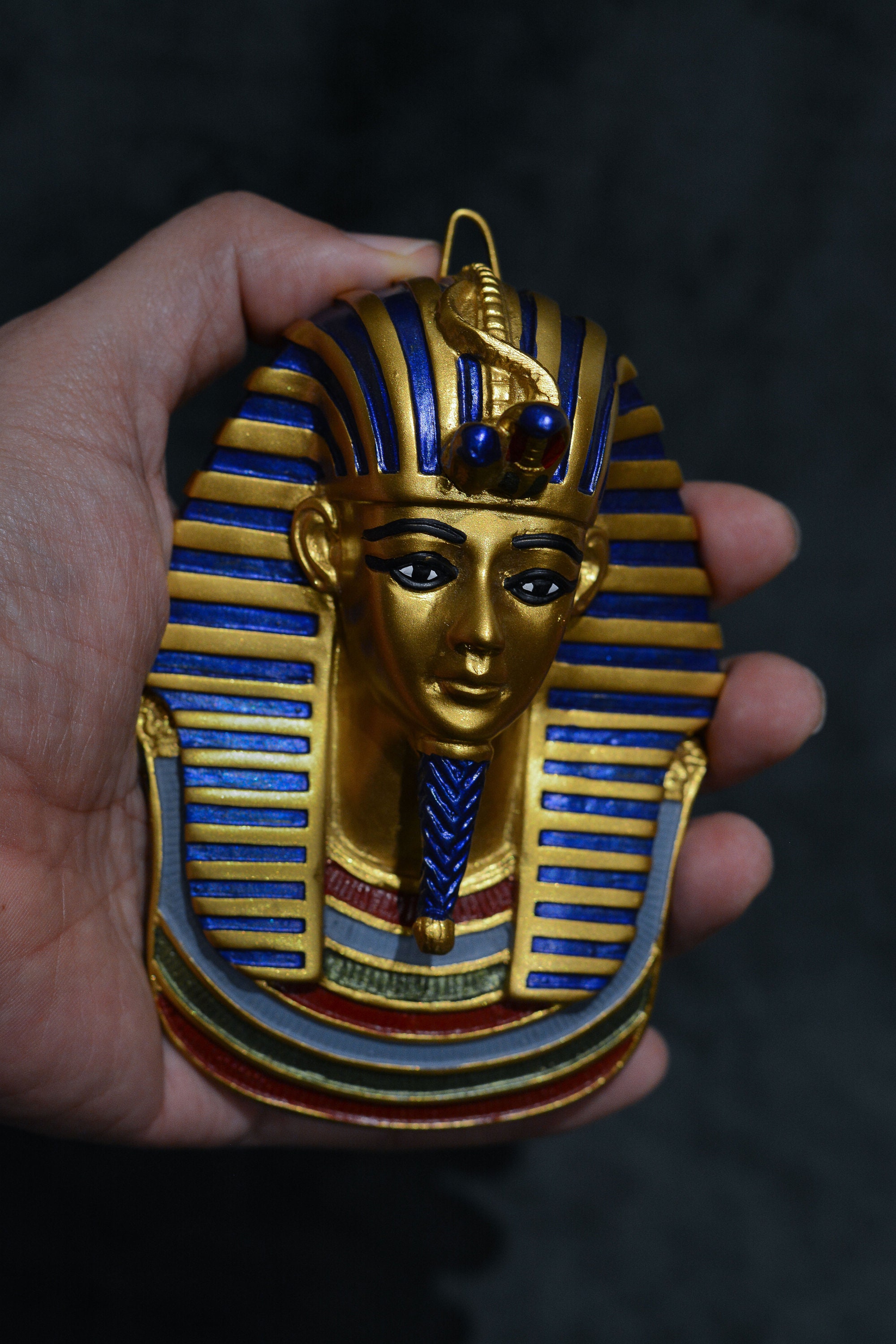 Unique Ancient Egyptian King Tutankhamun Mask Hand Painted 2 Size ...
