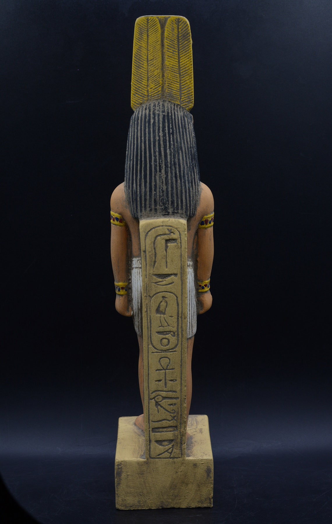 Unique Egyptian art heavy statue of the warrior god Montu | Etsy