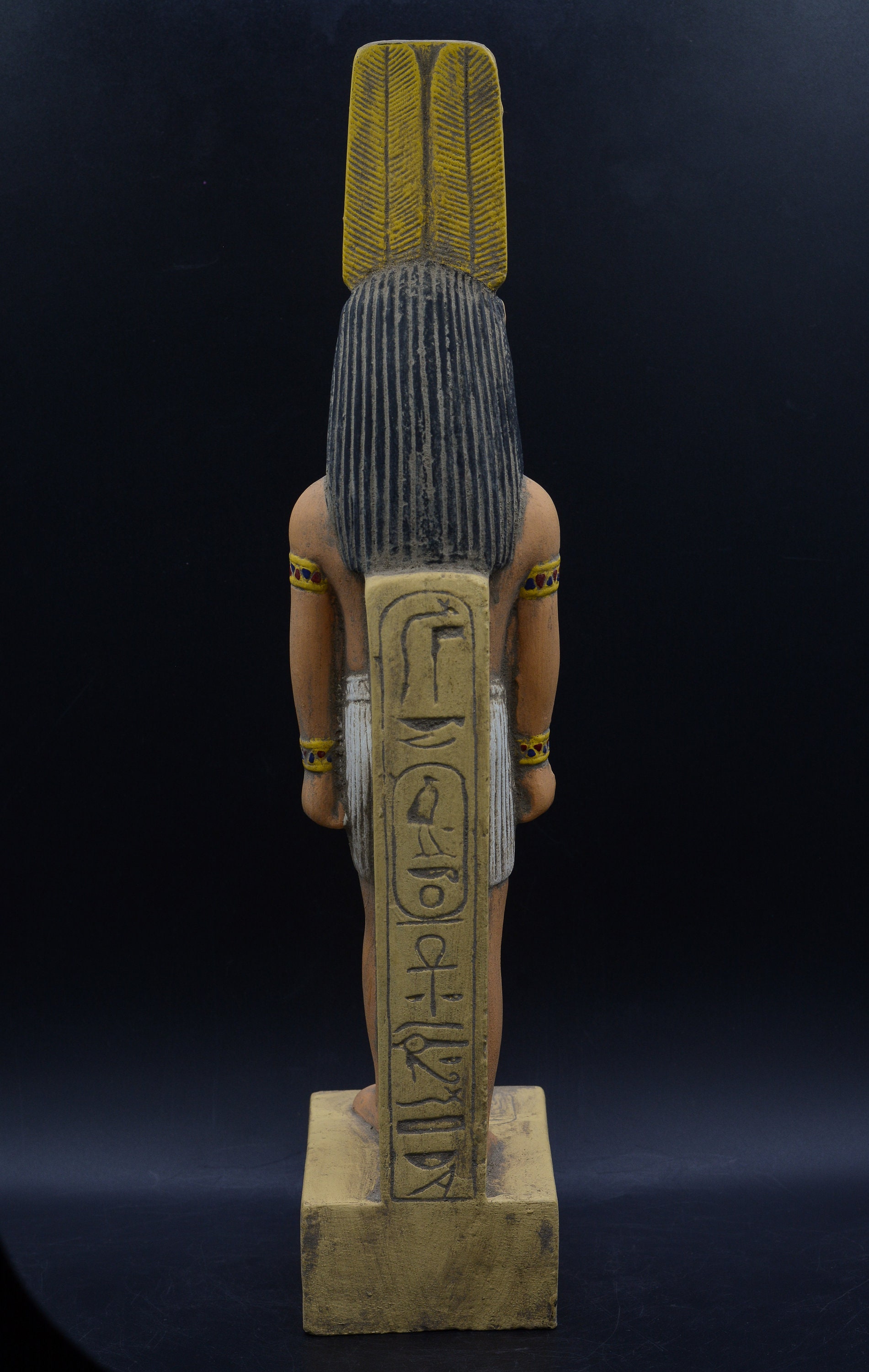 Unique Egyptian Art Heavy Statue of the Warrior God Montu, Lord of ...