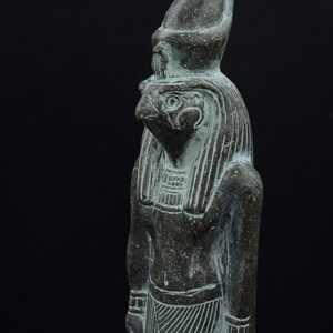 Egyptian Falcon Bird God Horus Large Statue Granite Stone (2 Color ...
