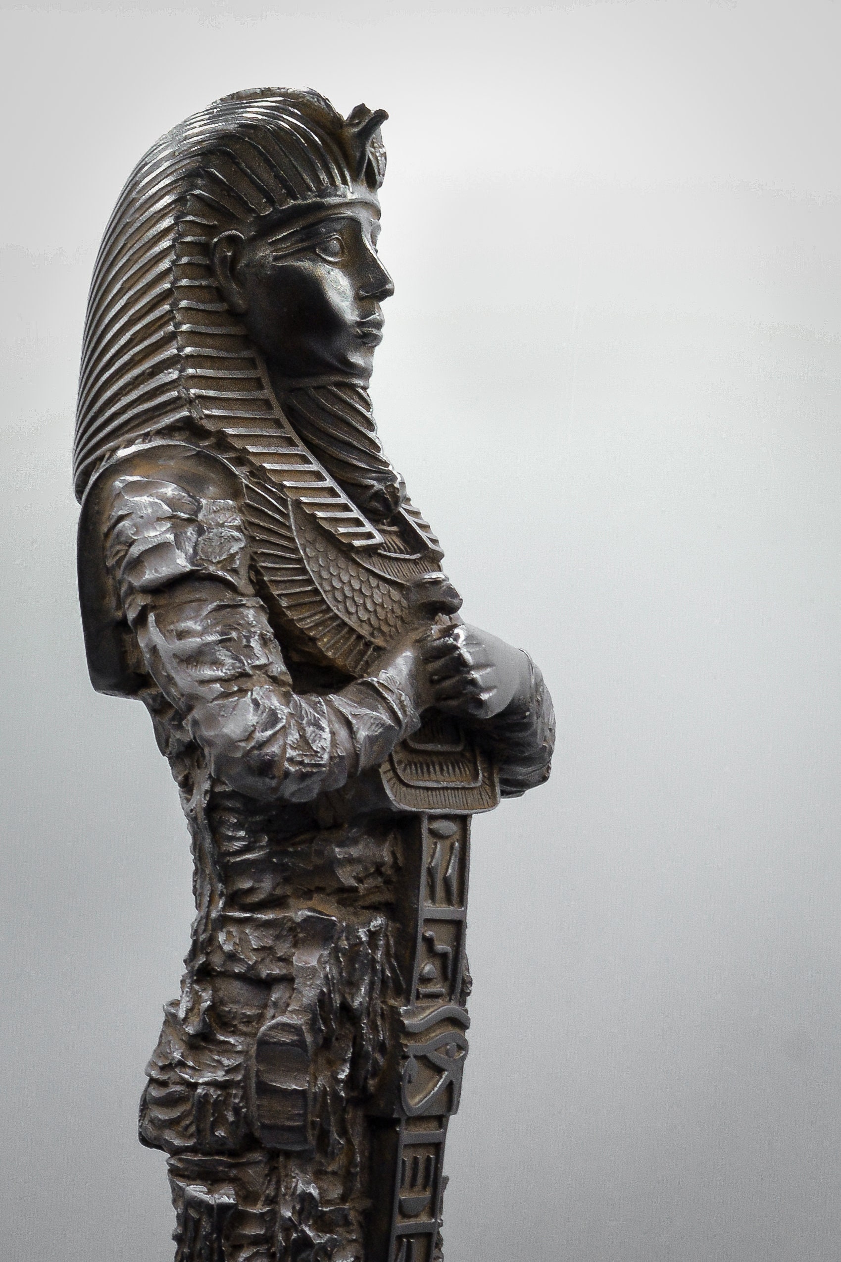 Unique Statue of Egyptian King Tut. Tutankhamun Fighter Large | Etsy