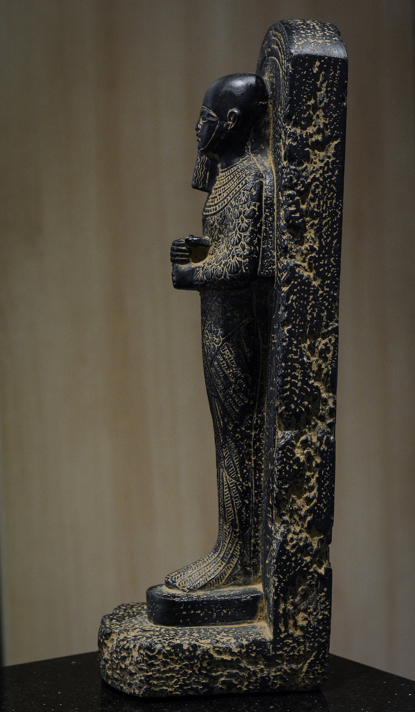 Unique Statue Ptah God of Memphis Sculpture Relief Winged | Etsy