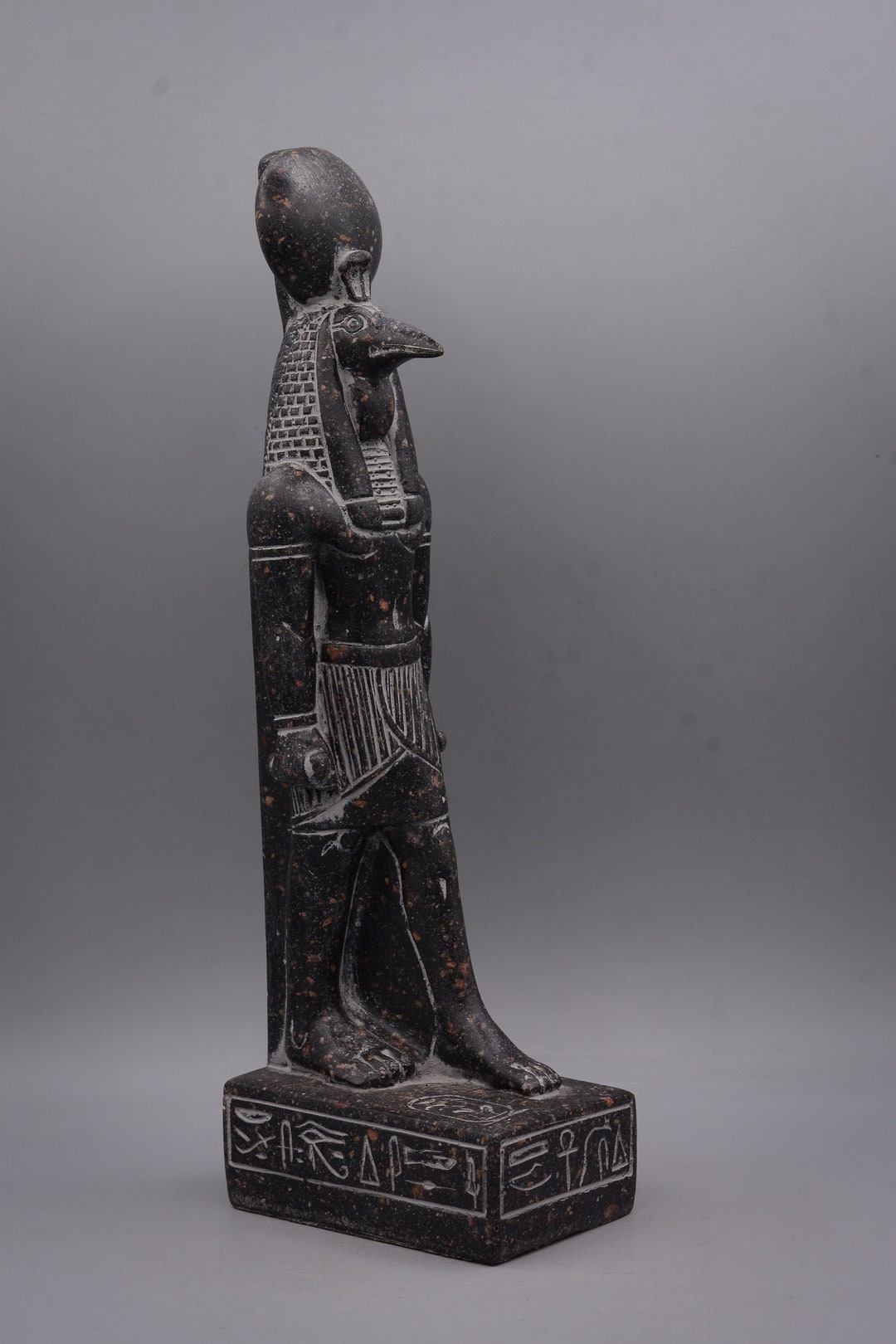 Statue Thoth God of Knowledge and Wisdom Figurine Granite Stone Ancient ...