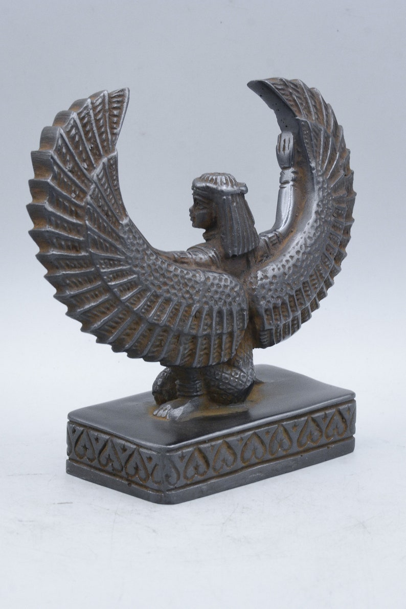 Egyptian Goddess Isis Wings of Protection Black 2 Size Made in | Etsy