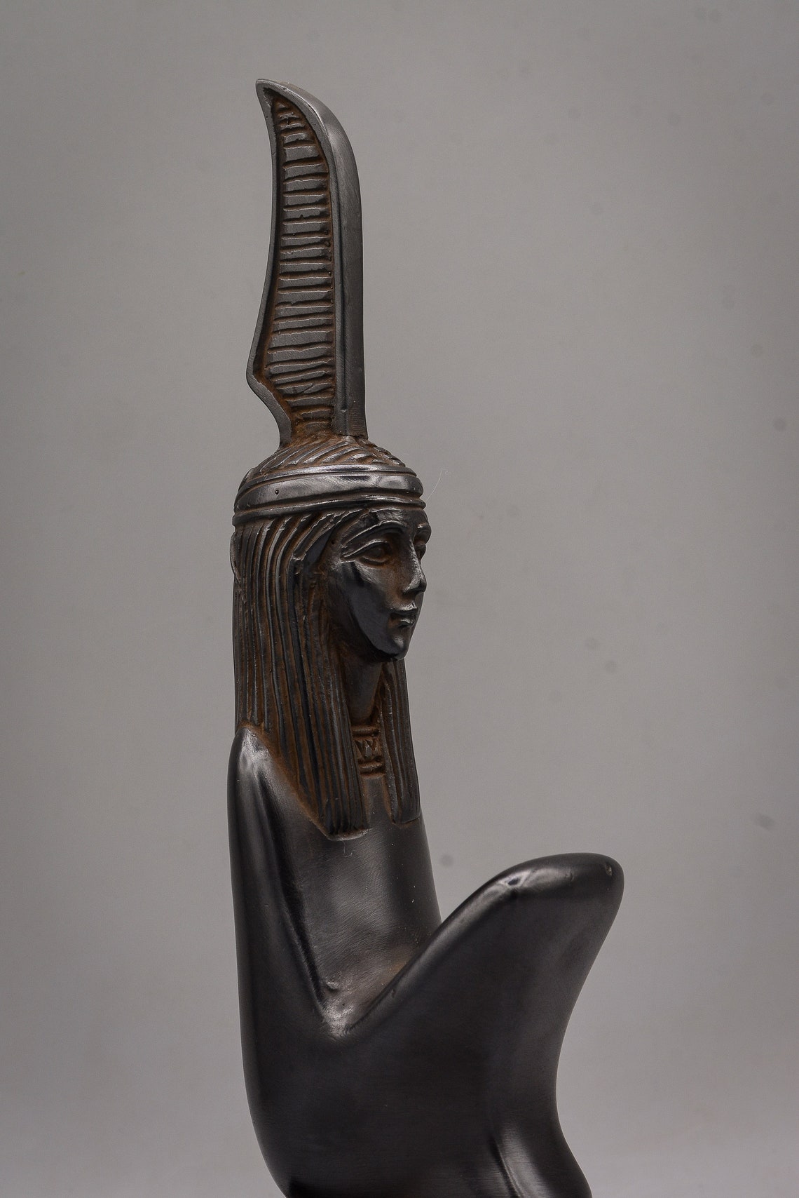 Statue Maat Goddess of Balance and Truth Black Figurine - Etsy