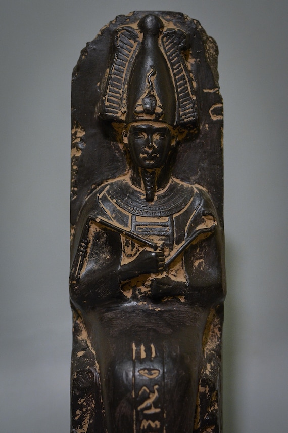 Osiris Egyptian God Sitting Down