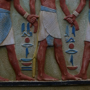 Wall Hanging God Set and Horus Blessing Ramesses II (temple Abu Simbel ...