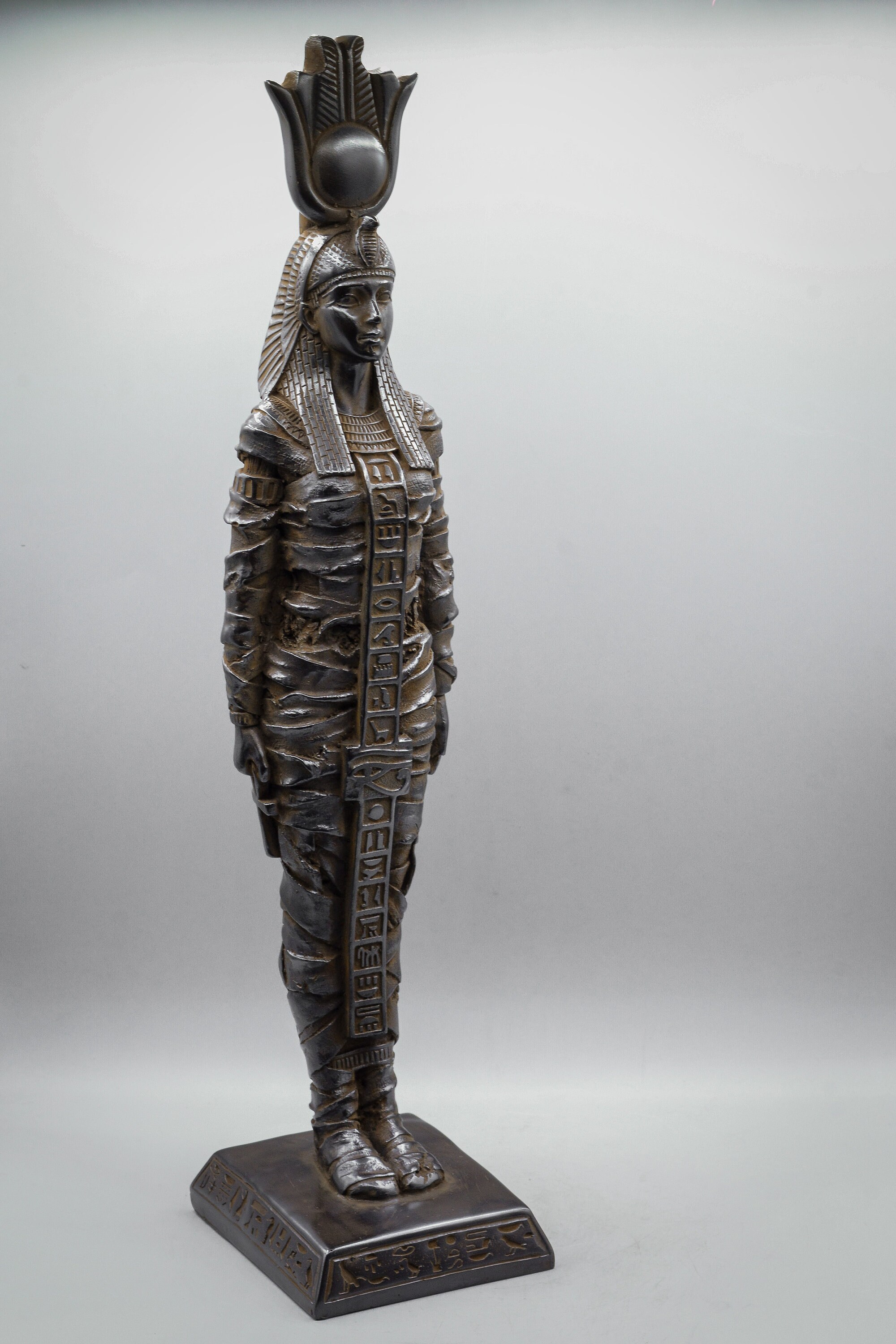 Unique Power of goddess Isis large black statue Contains eye | Etsy