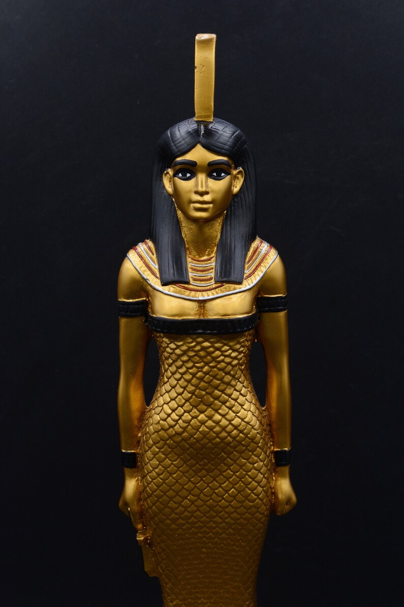 Unique Statue of Ma'at Goddess of Balance and Truth Large 4 Color Made ...