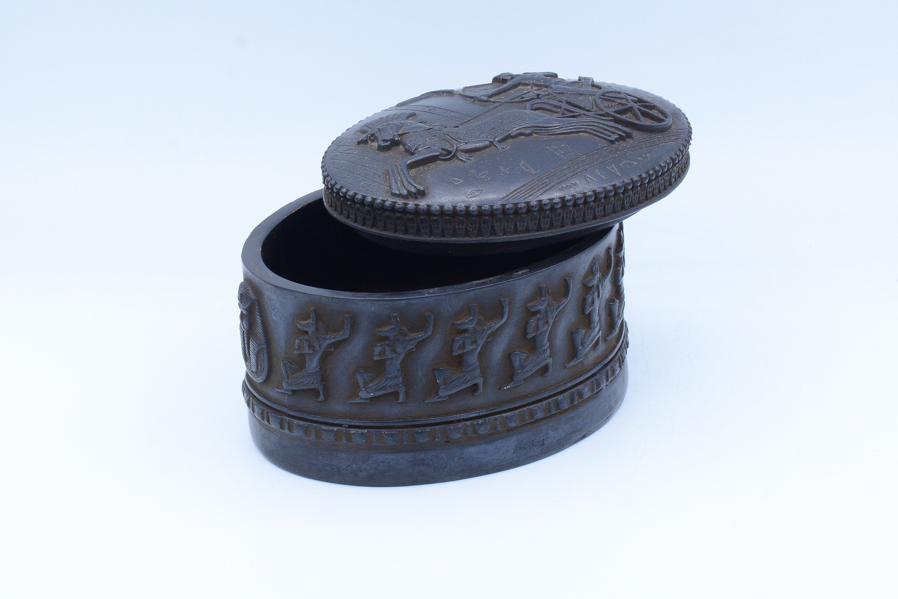 Egyptian Box Pharaonic Inscriptions Decorative Art Stone Made in Egypt ...