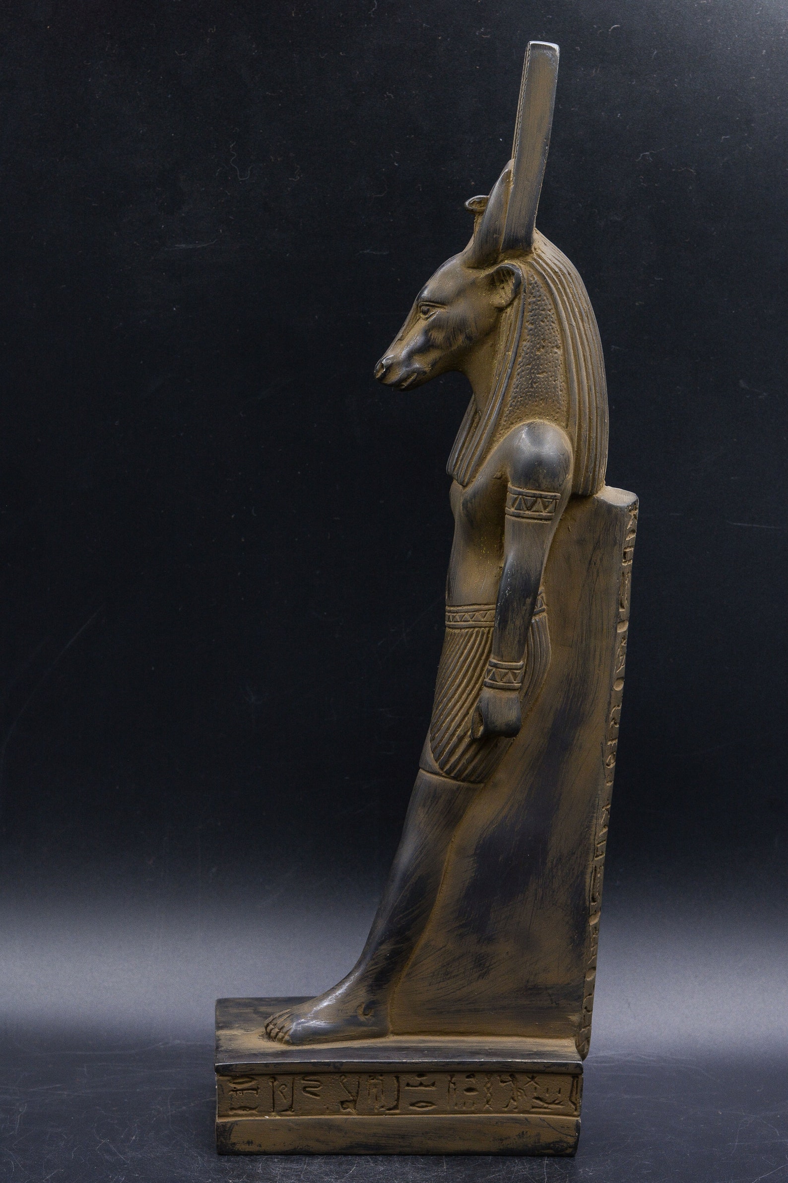 Statue Montu God of War Lord of Medamud, Depicted With a Bull’s Head ...