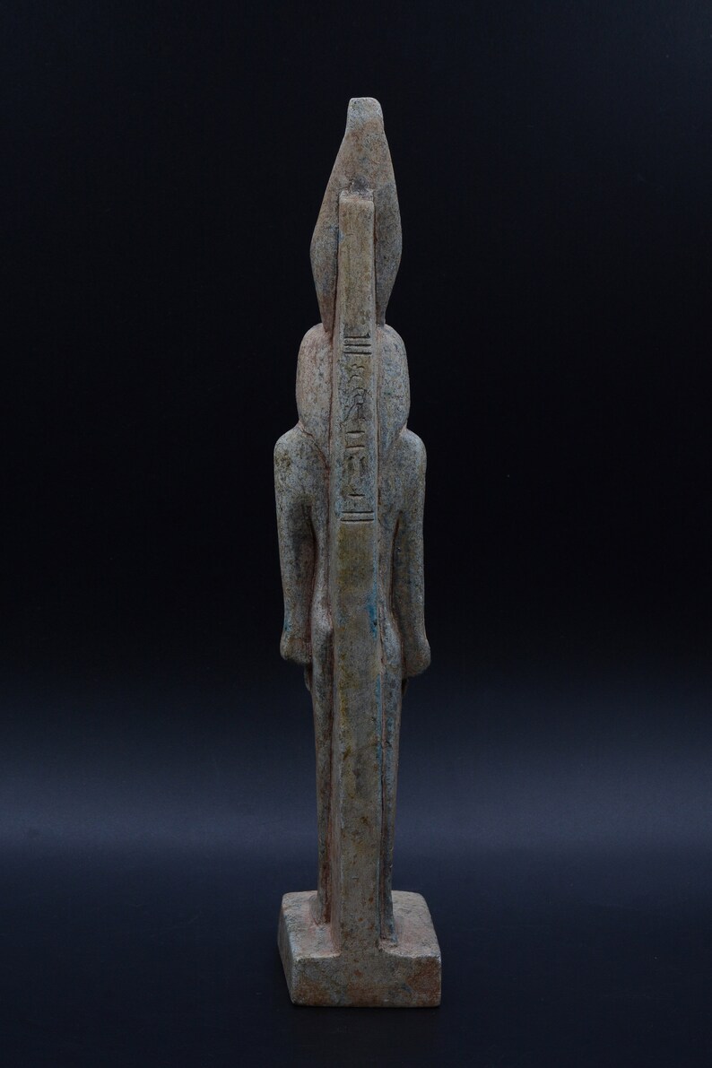 Statue of Egyptian Falcon Bird God Horus Stone Made in Egypt | Etsy