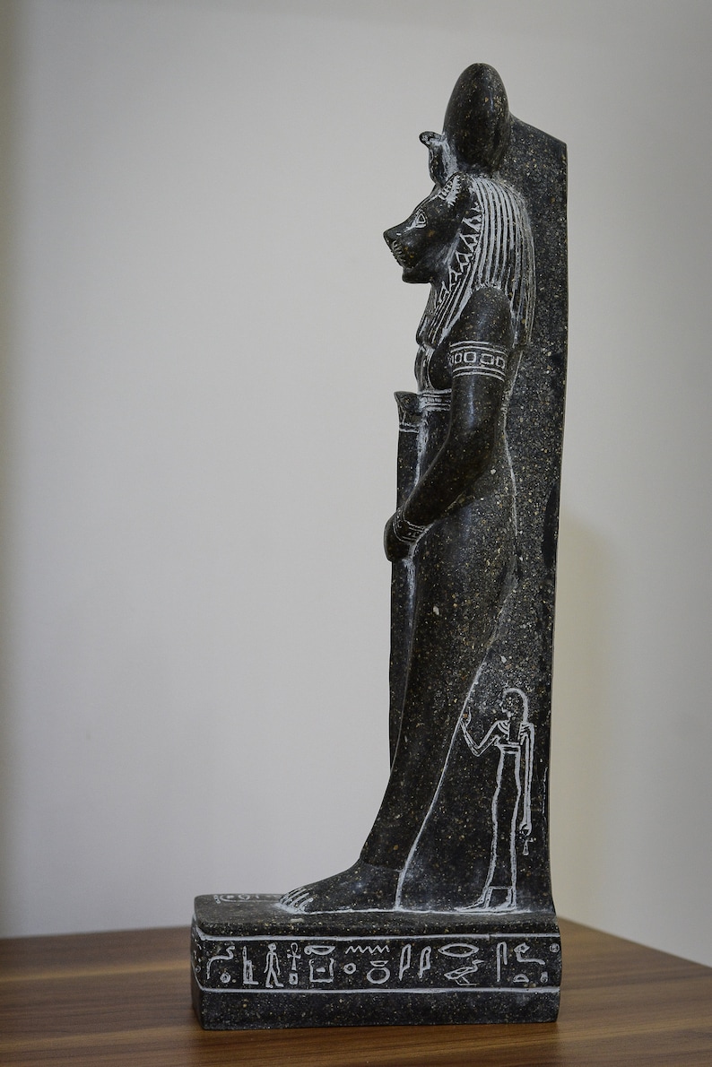 Statue of Sekhmet Large Sculpture Granite Stone Warrior Goddess of War ...