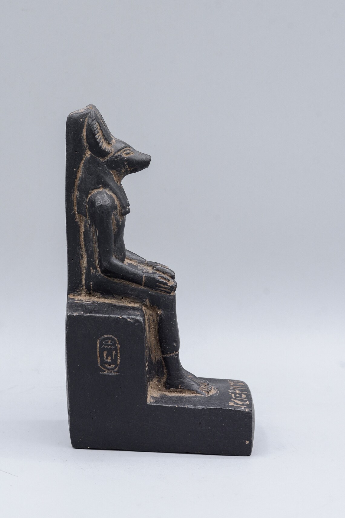 Statue of Egyptian God anubis Seated 2 style stone made in | Etsy