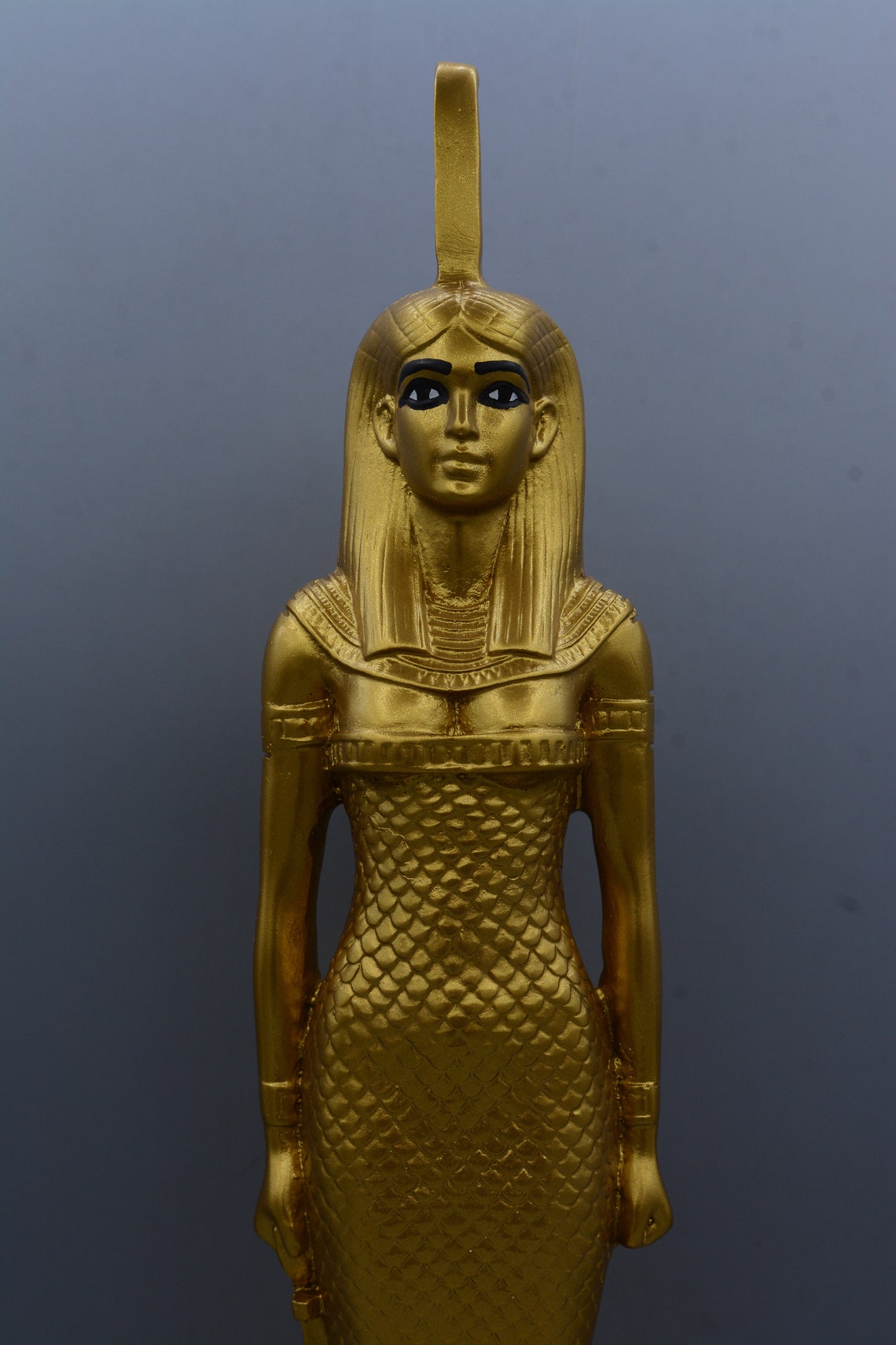 Statue Maat Goddess of Balance and Truth Gold Standing Handmade ...