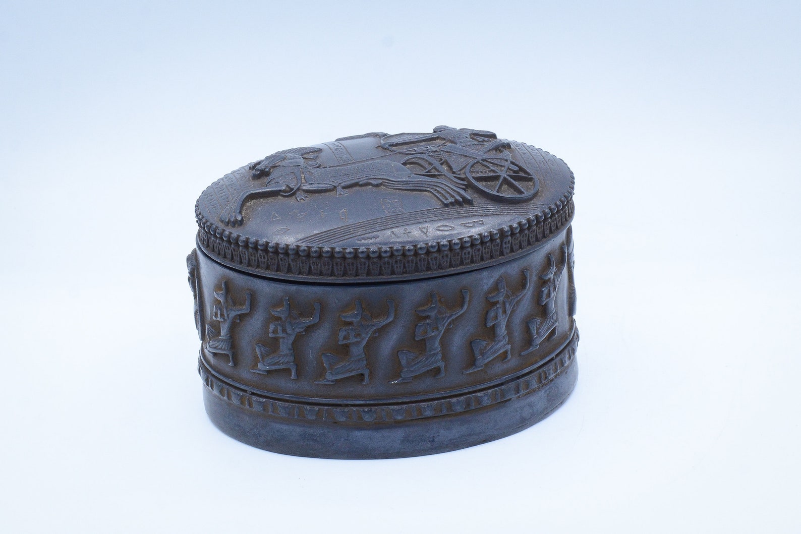 Egyptian Box Pharaonic Inscriptions Decorative Art Stone Made | Etsy