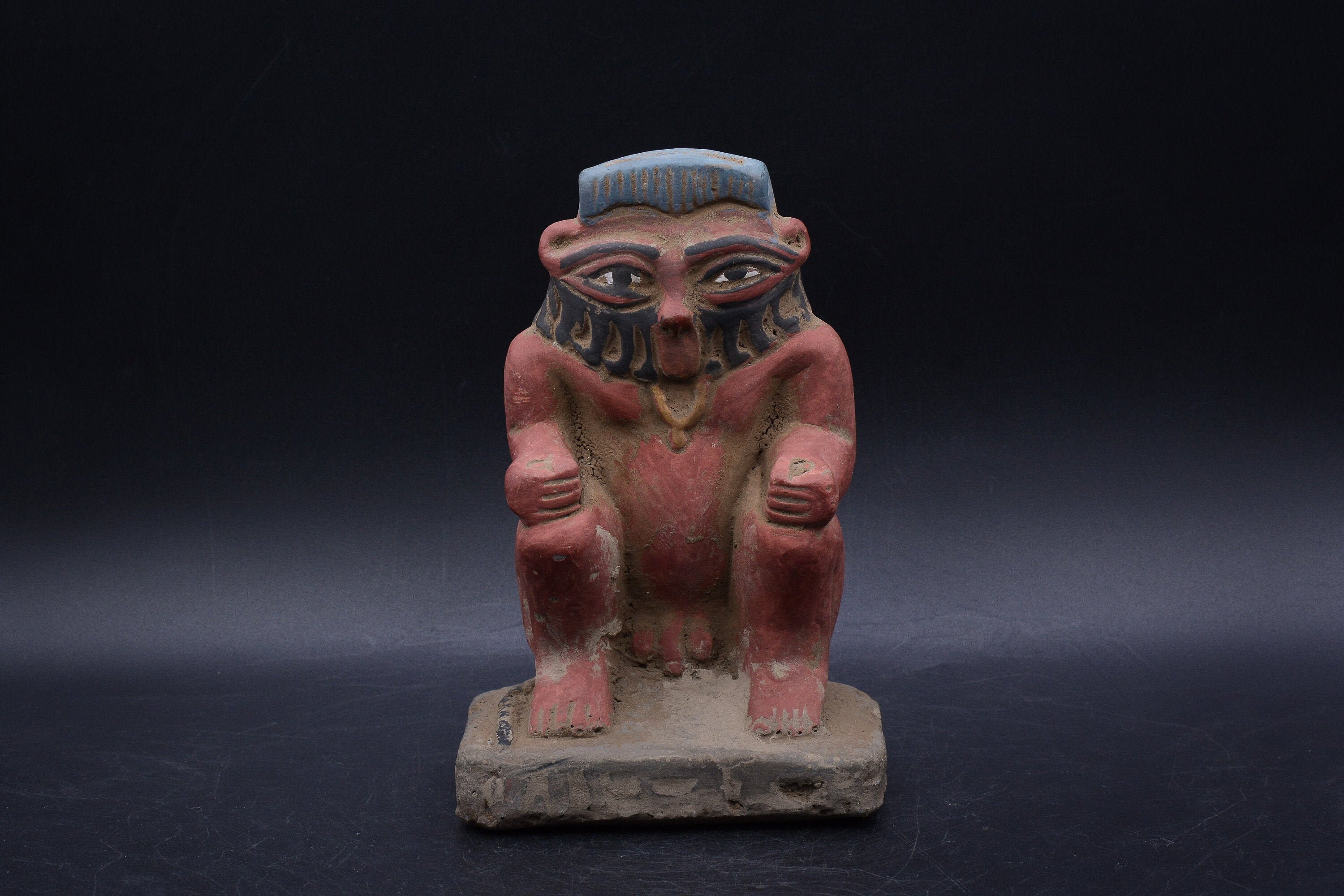 Unique Egyptian Art Statue of God Bes the Dwarf Protector of - Etsy