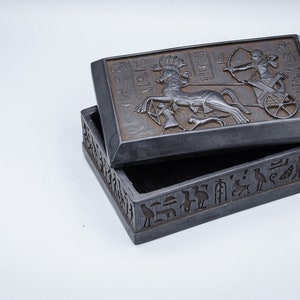 Egyptian Box Decorative Pharaoh Art Stone Made in Egypt - Etsy