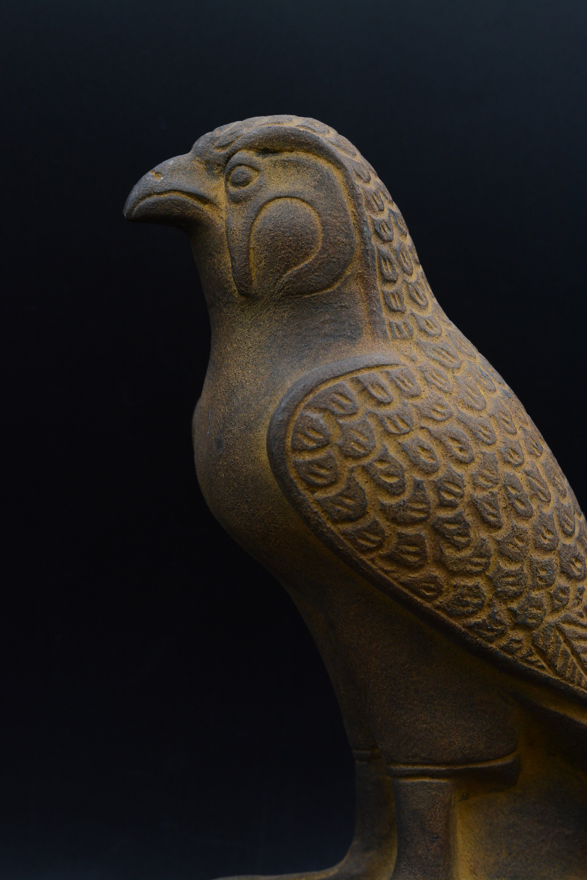 Statue Horus Falcon Bird Headed God of the Sky Unique Sculpture ...