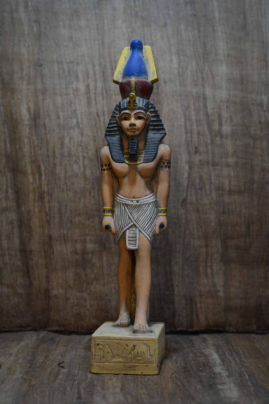 Statue of Egyptian Art Pharaoh King Ramesses II Large - Etsy