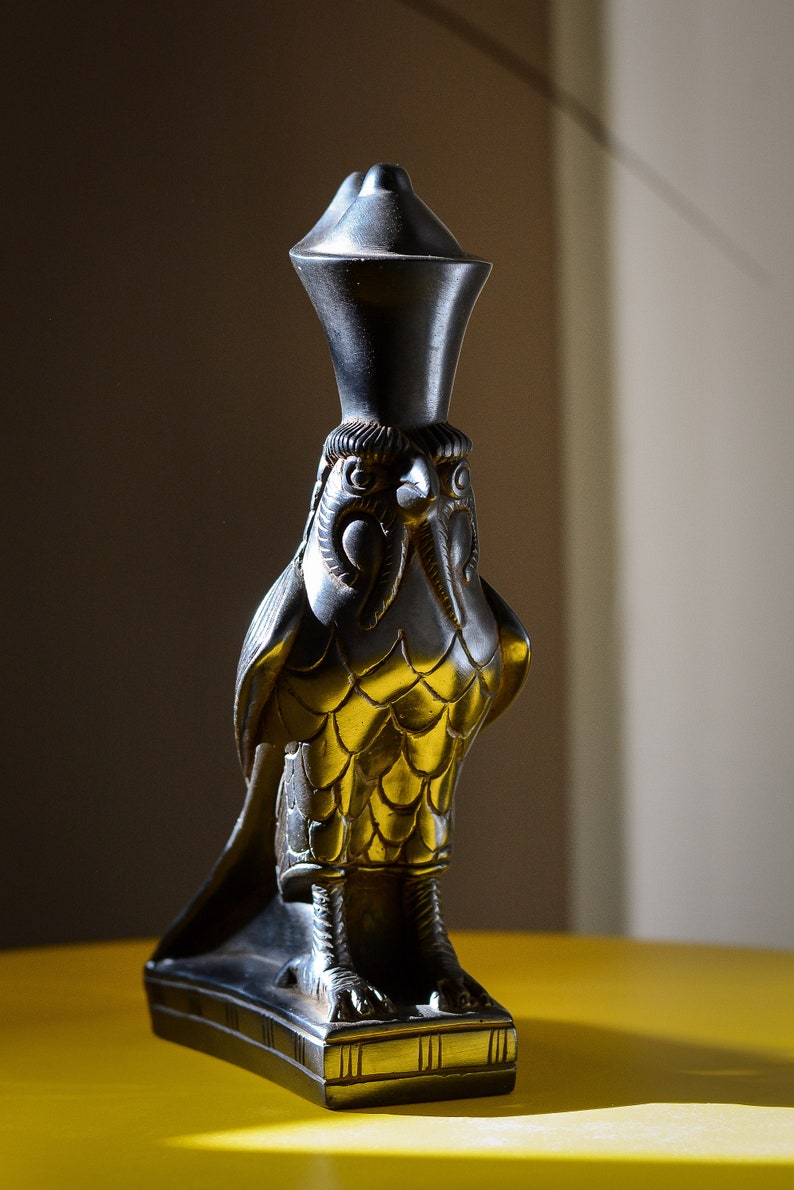 Unique Statue Horus as Falcon Bird Headed God of Sky Figurine - Etsy