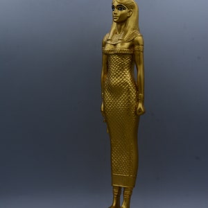 Statue Maat Goddess of Balance and Truth Gold Standing Handmade ...