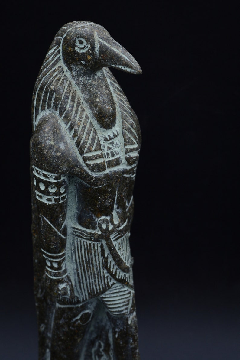 Egyptian Art Statue God of Knowledge Thoth Stone 4 Style Made | Etsy