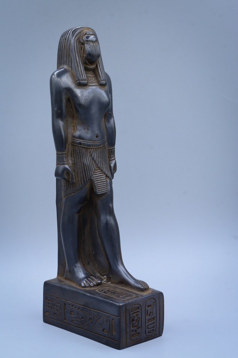 Statue of Egyptian God Khepri Scarab Sun God Black 2 Size Made in Egypt ...