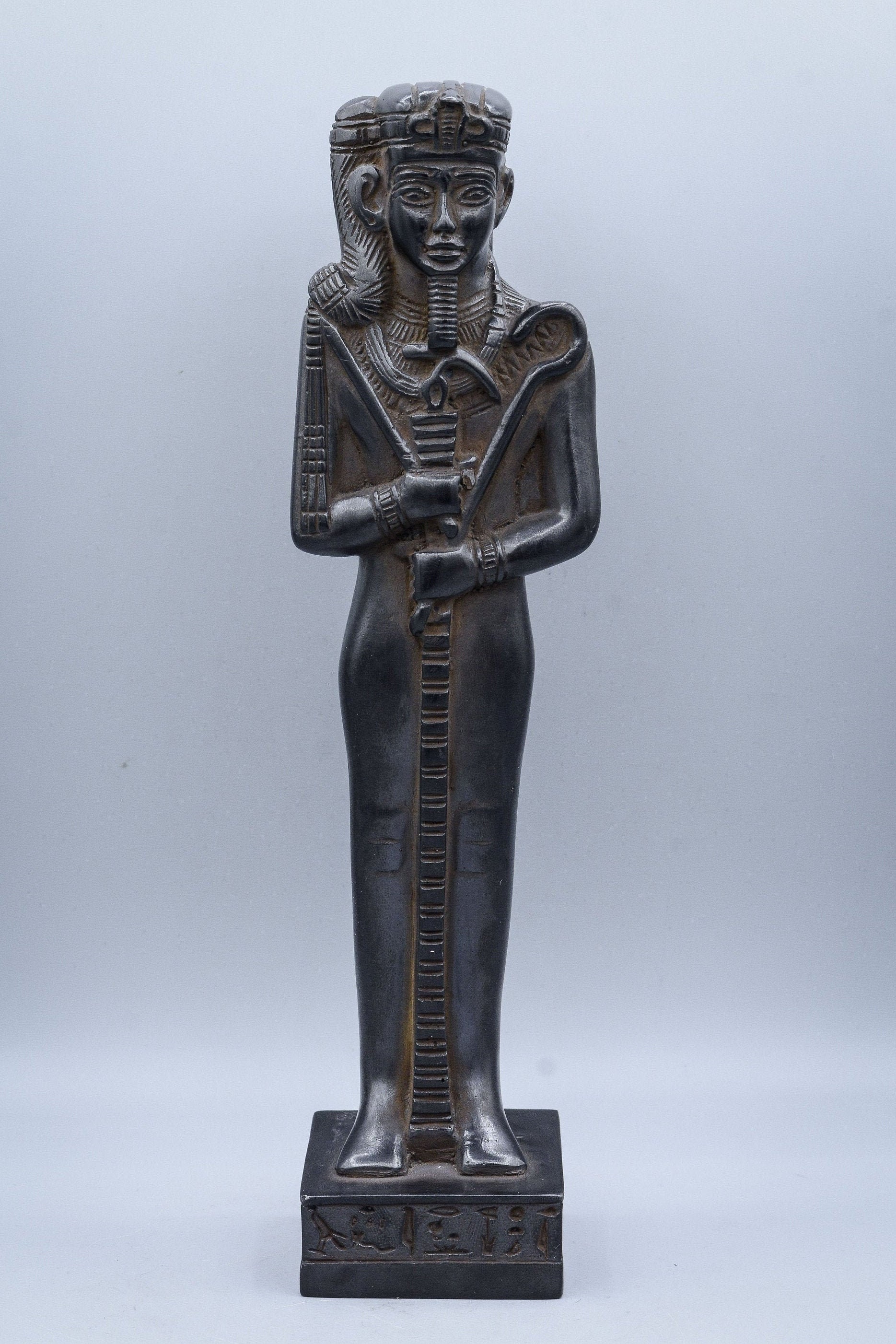 Khonsu Statue Alexander Ancient Art A Large Egyptian Bronze