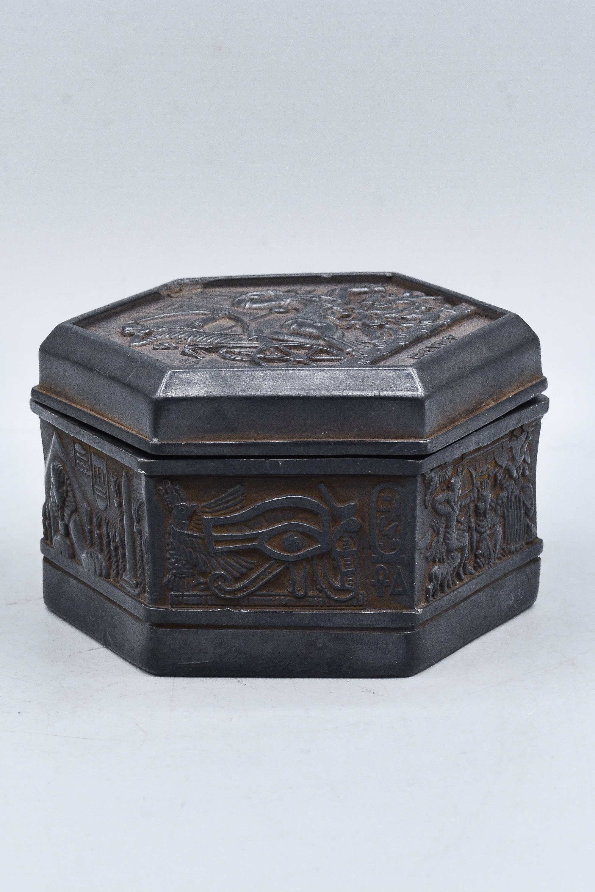 Egyptian Box Decorative Art HIEROGLYPHICS Ornament Pharaonic | Etsy