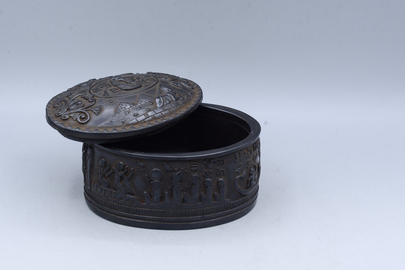 Egyptian Box art decorative Inscriptions Pharaonic made in | Etsy