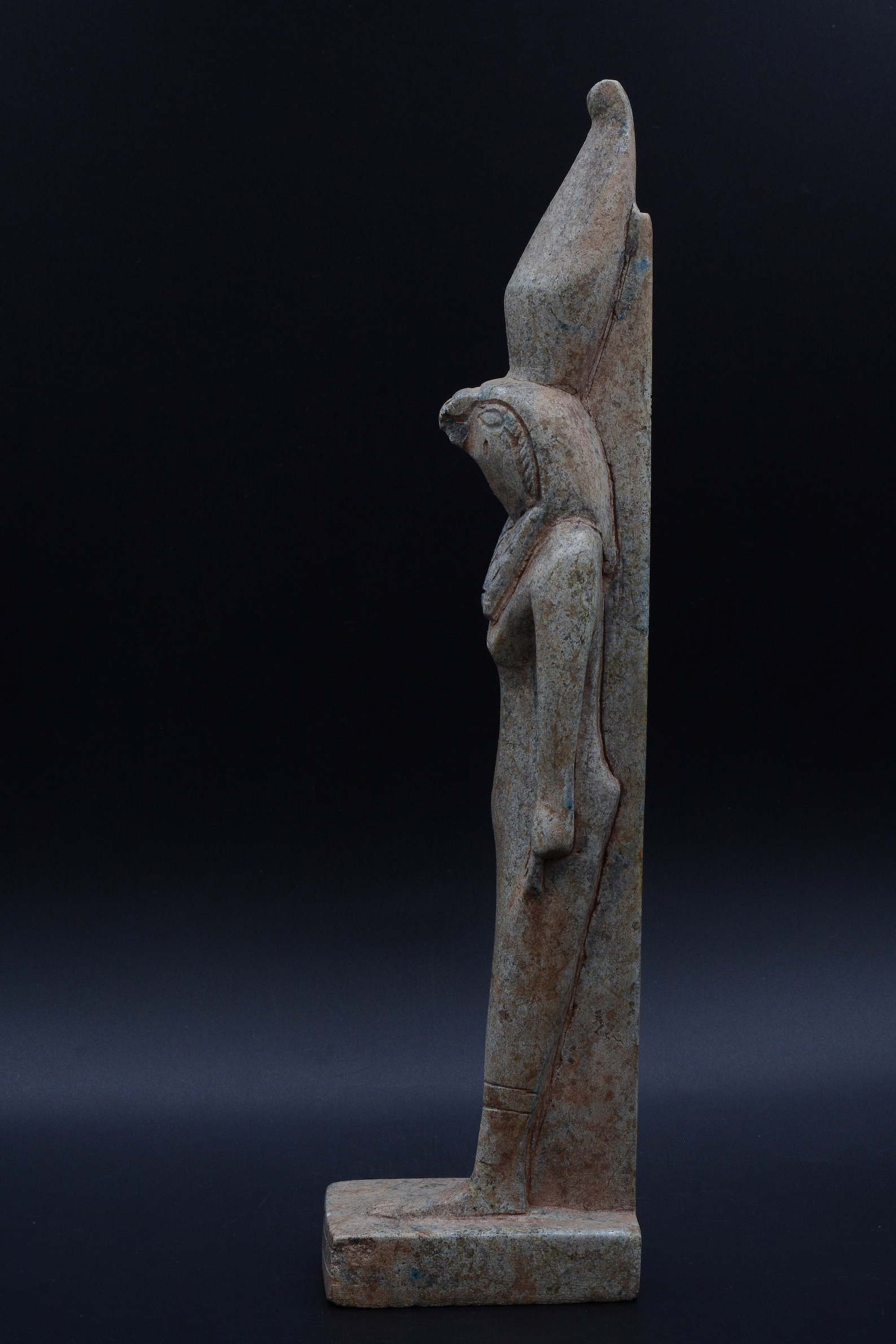 Statue of Egyptian Falcon Bird God Horus Stone Made in Egypt | Etsy