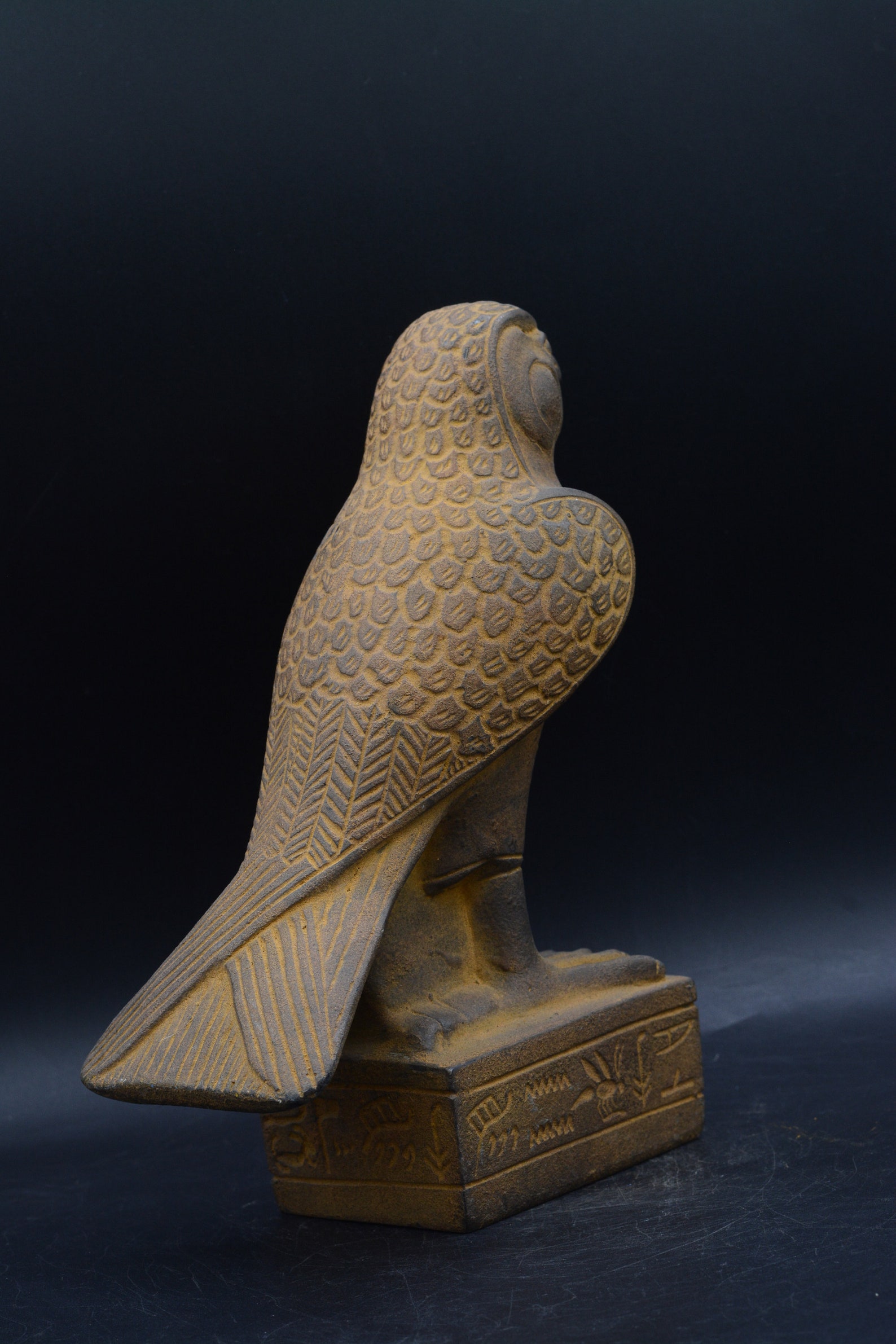 Statue Horus Falcon Bird Headed God of the Sky Unique Sculpture ...