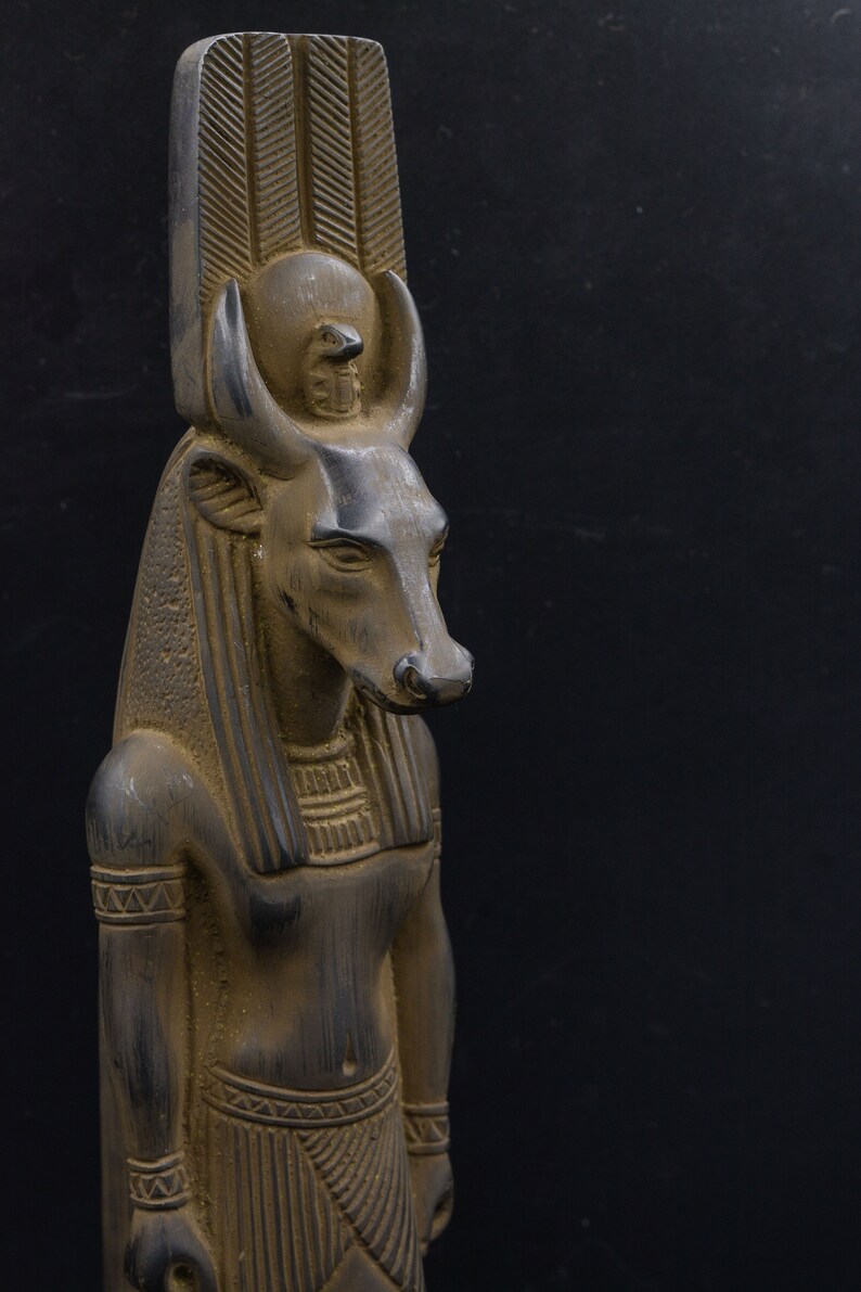 Statue Montu God of War Lord of Medamud, Depicted With a Bull’s Head ...