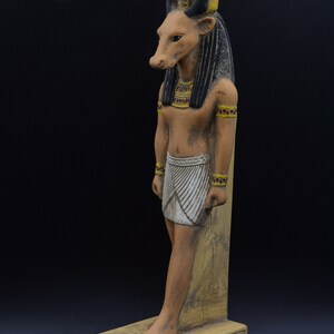 Unique Egyptian Art Heavy Statue of the Warrior God Montu, Lord of ...