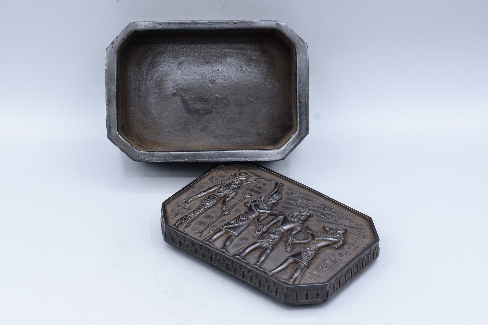 Egyptian art Box decorative Pharaonic black made in egypt | Etsy