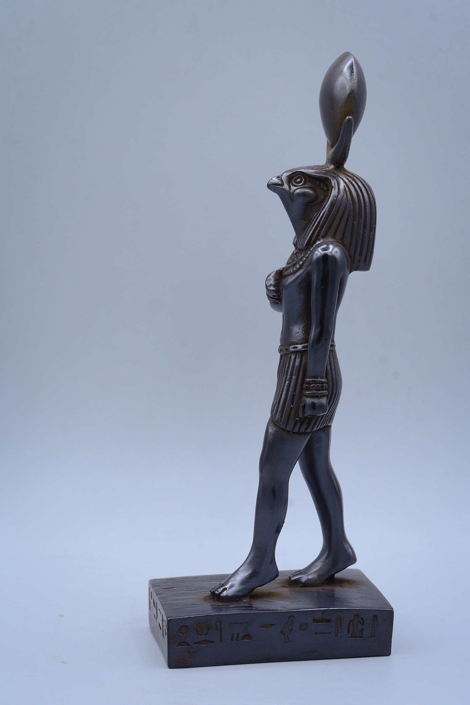 Ancient Egyptian Statue of Sun God Ra Harakhte Crowned With a - Etsy