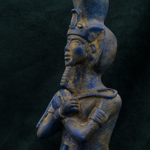 Statue of Akhenaten Sun God Aten amenhotep IV Unique - Etsy